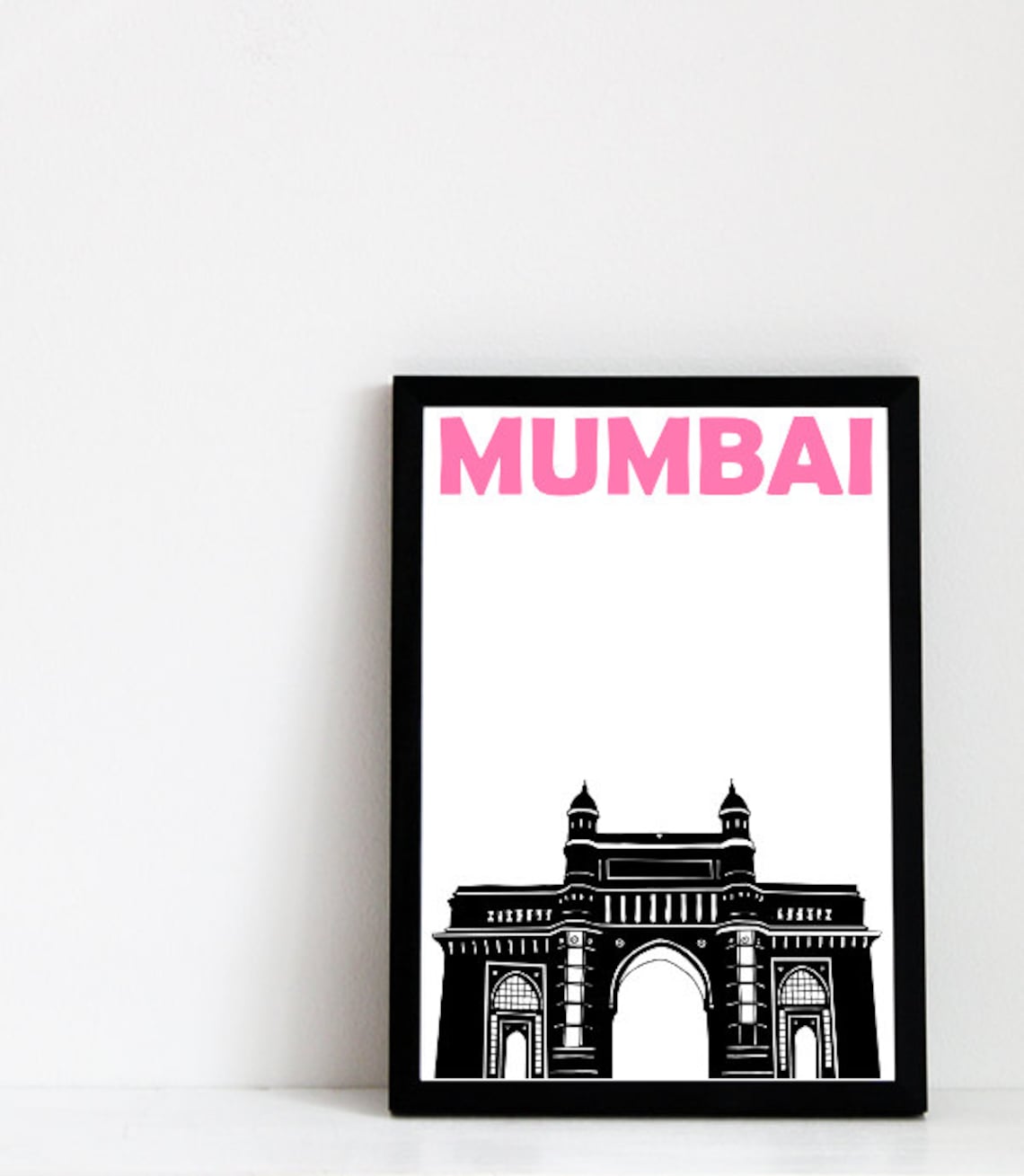 Mumbai Print Indian Art Poster Mumbai Poster India Travel - Etsy