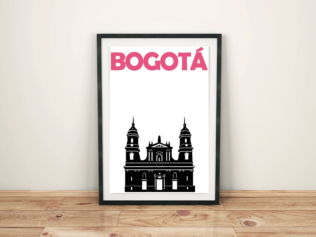 Bogota Poster, Bogota Colombia, Bogota Print, Colombia Art Print ...
