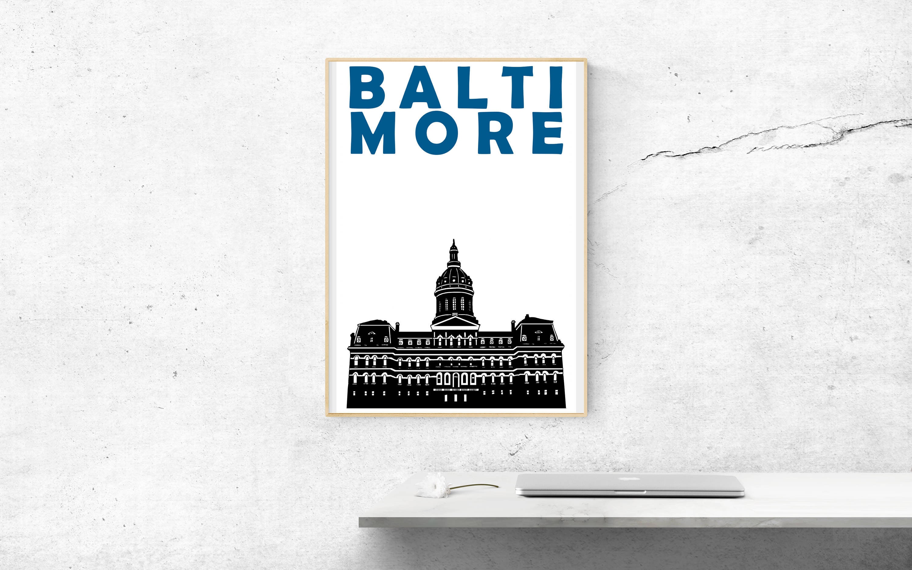 Baltimore Art Print, Baltimore Poster, Baltimore Print, Baltimore ...