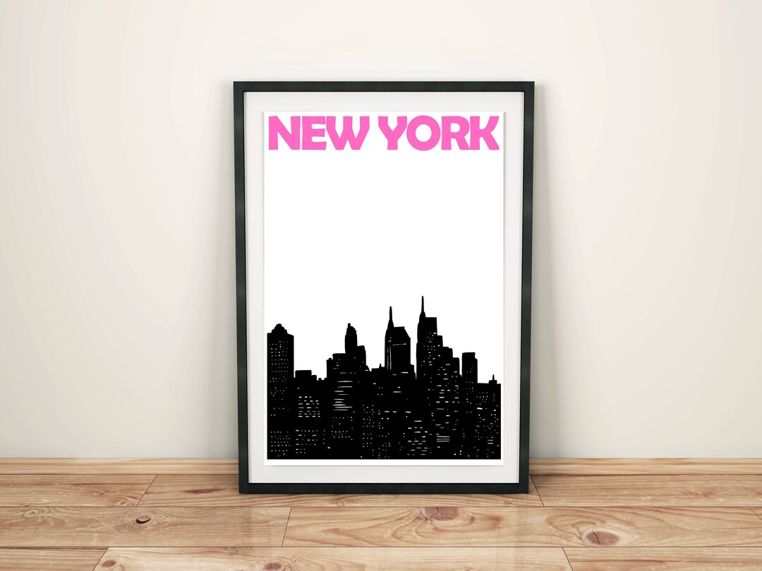 New York Print, New York City Print, New York Skyline, New York Gift ...