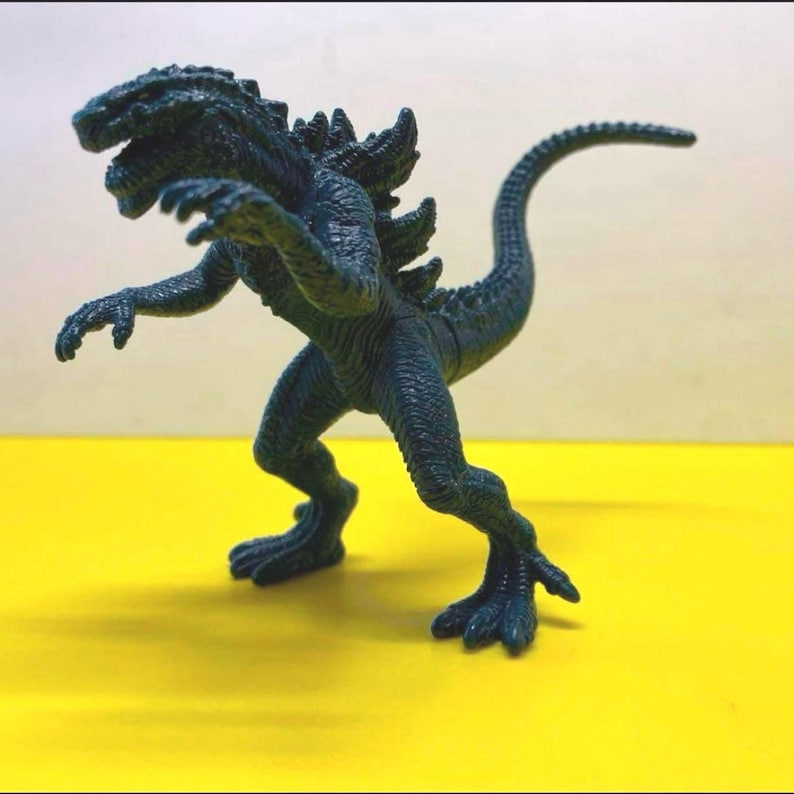 Godzilla Bandai 1998 Godzilla US Godzilla Zilla Vintage Mini Figure Japan High 3.5 Inch Height 6 ...