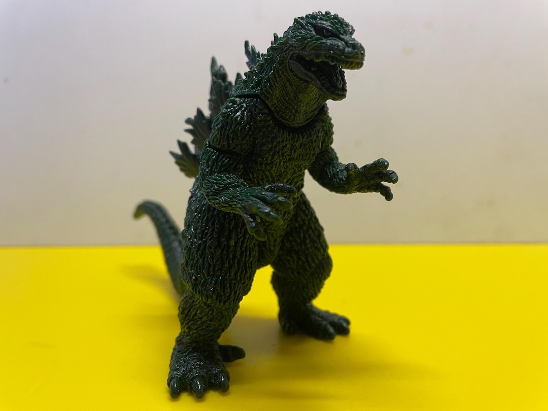 Godzilla Bandai Vintage Mini Figure Godzilla 1999 Height 3.5 Inches 7-1 ...