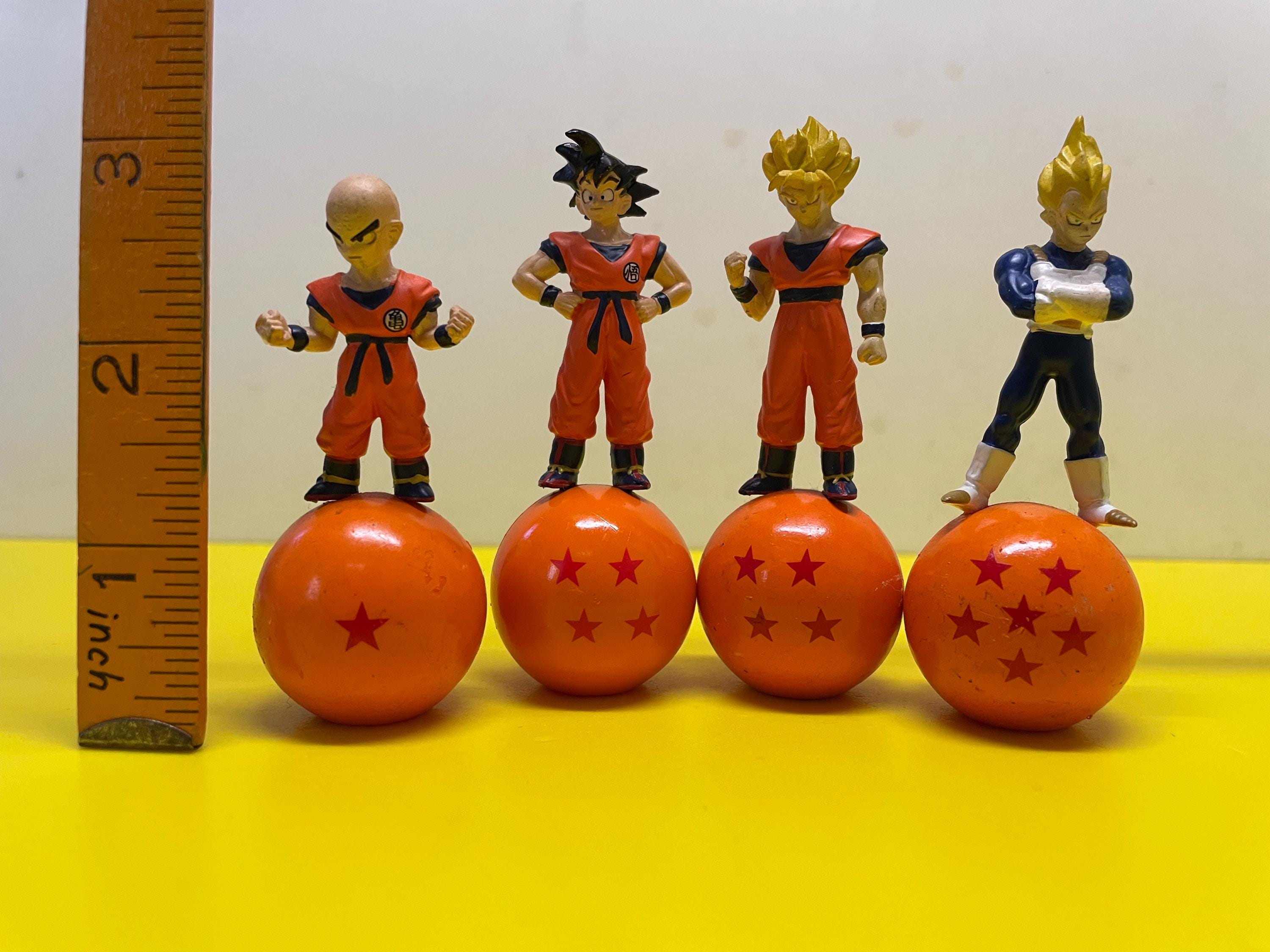 Dragon Ball Mini Figure 4 Types Vintage Japan Height 3 Inches 6-10-13 ...