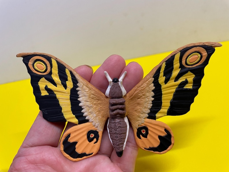 Godzilla Kaiju Mothra Bandai Vintage Mini Figure Japan Height 3 Inches ...