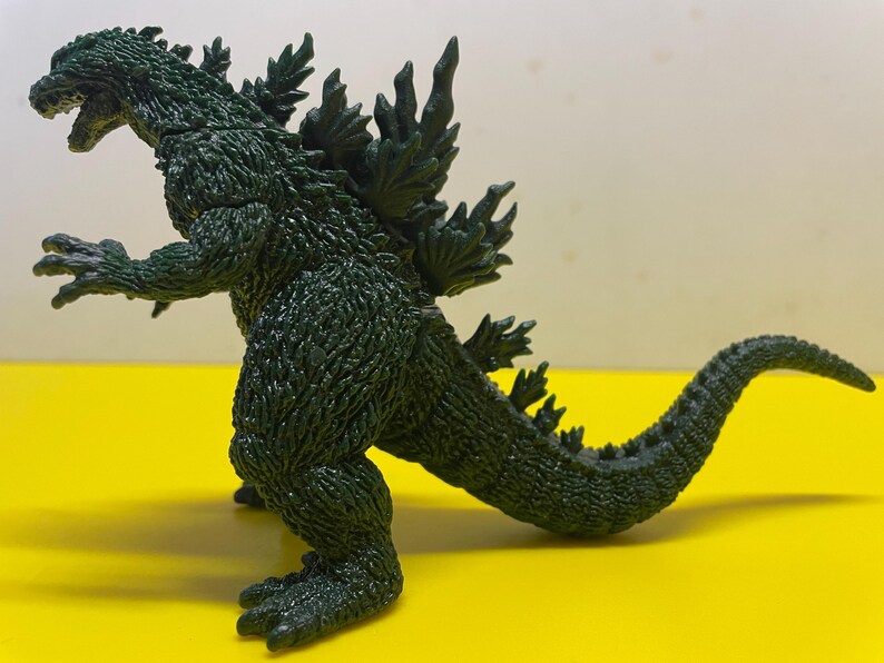 Godzilla Bandai Vintage Mini Figure Godzilla 1999 Height 3.5 Inches 7-1 ...