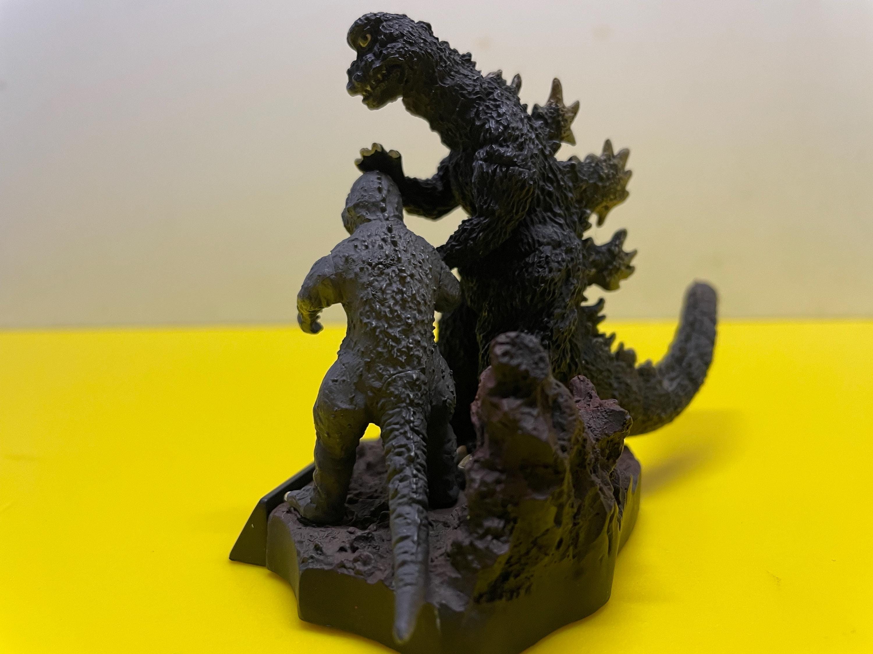 Godzilla Vintage Kaiju Diorama Mini Figure Godzilla's Son Height 3 ...