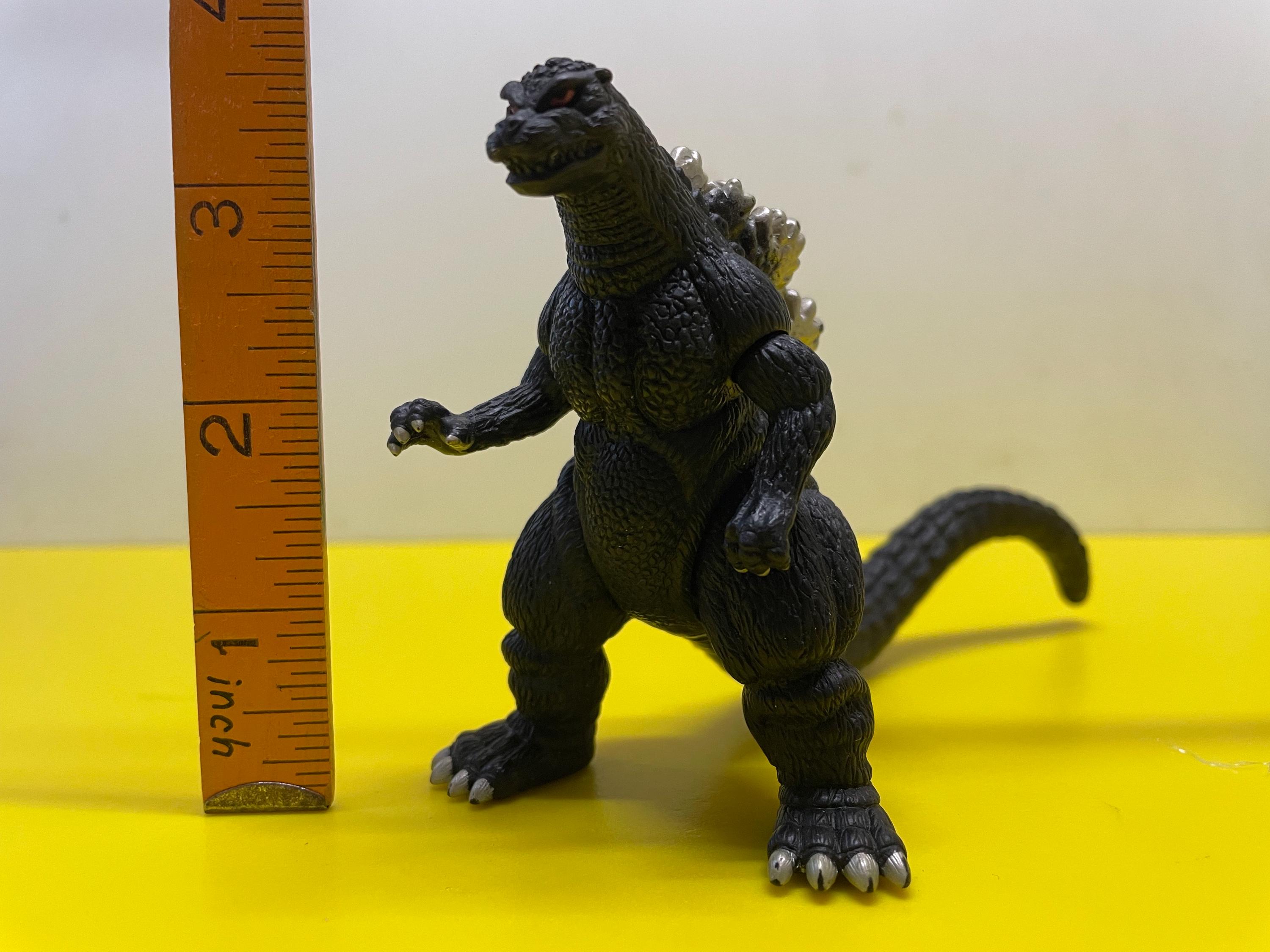Godzilla Vintage Kaiju Mini Figure Godzilla Height 3 Inches 7-1-04 - Etsy