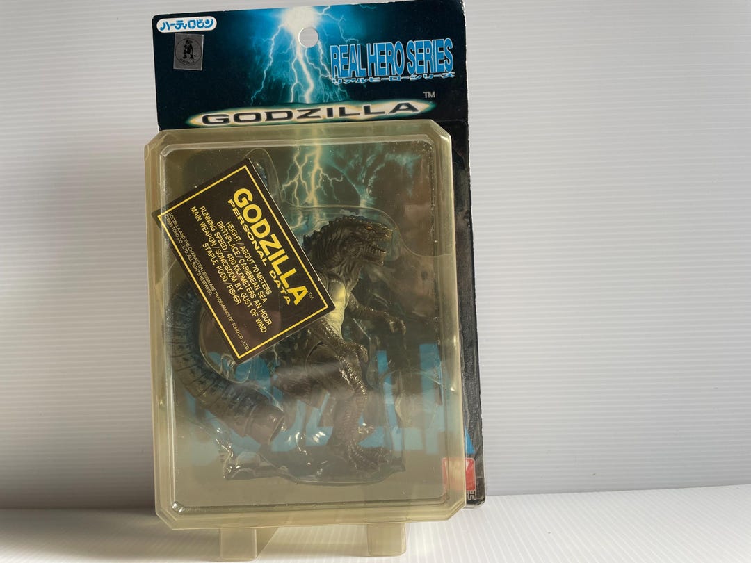 Godzilla Vintage Mini Figure Yutaka US Godzilla Zilla Made in Japan Height 4 Inches 6-11-25 IE ...