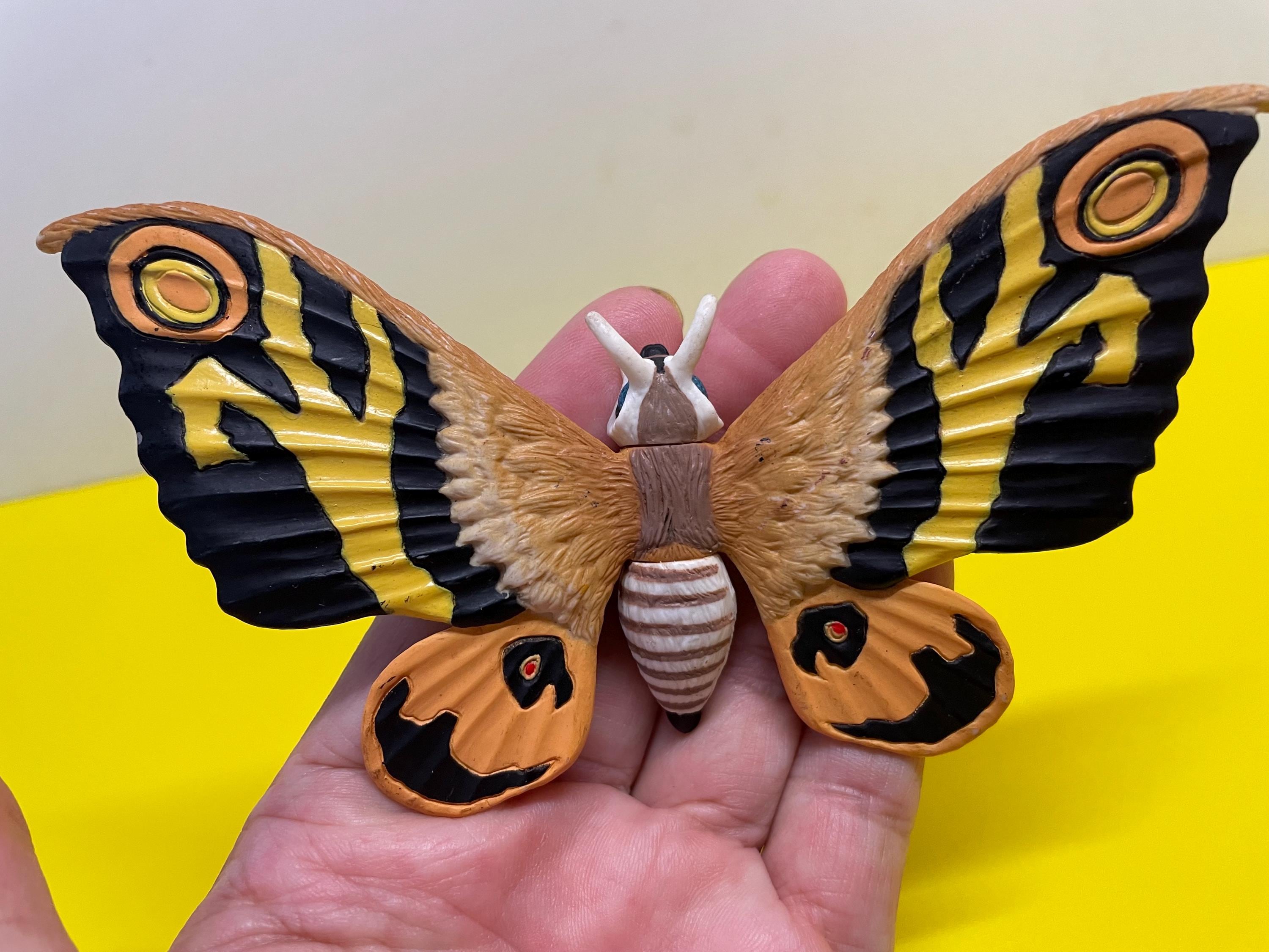 Godzilla Kaiju Mothra Bandai Vintage Mini Figure Japan Height 3 Inches ...