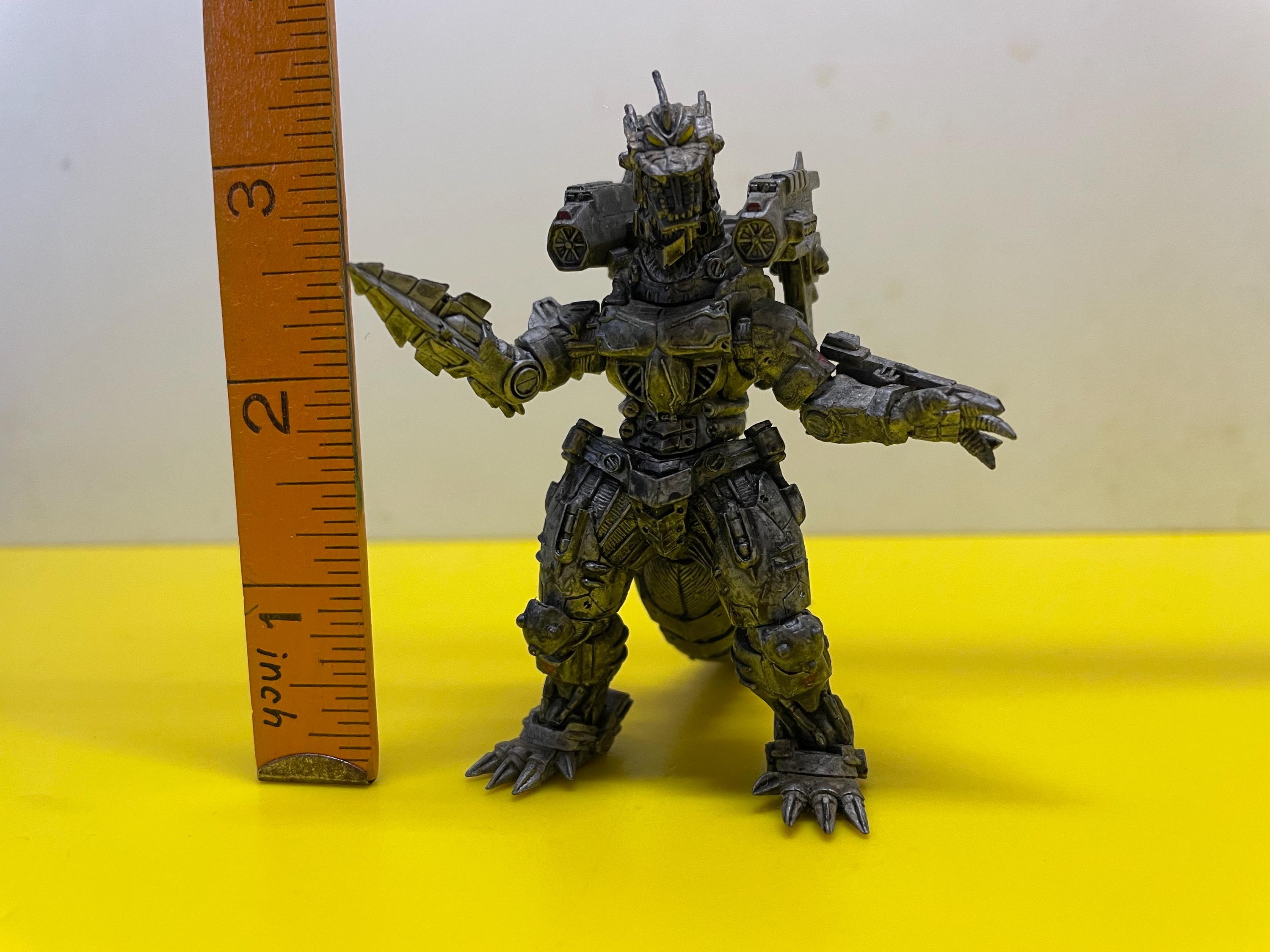 Godzilla Bandai HG 10 Mecha Godzilla Kiryu Vintage Gashapon Mini Figure Japan Height 3 Inches 6 ...