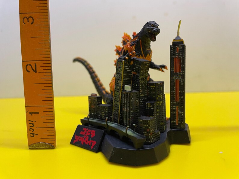 Godzilla Zenshu Vintage Kaiju Diorama Mini Figure Godzilla Vs Destroya ...