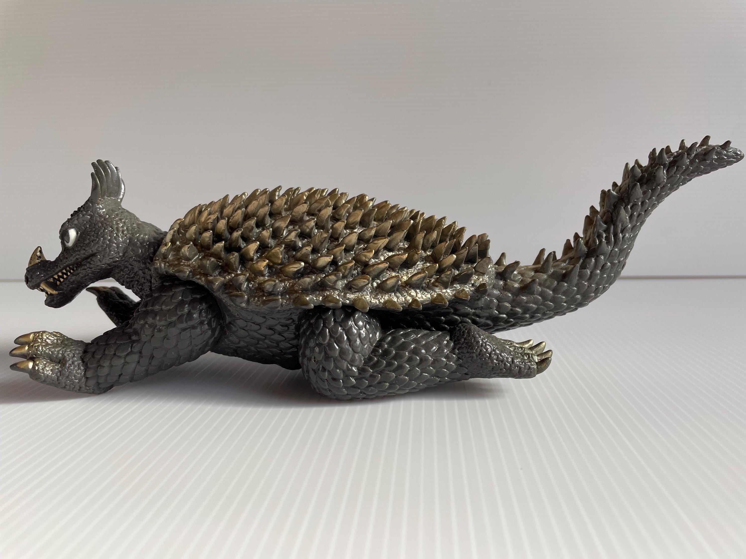 Godzilla Vintage Movie Monster Figure Anguirus 1990 Bandai Japan Height ...
