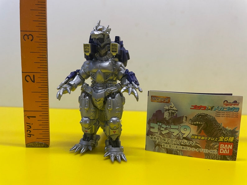 Godzilla Mechagodzilla 2002 Kiryu Gashapon Mini Figure Japan Bandai HG ...