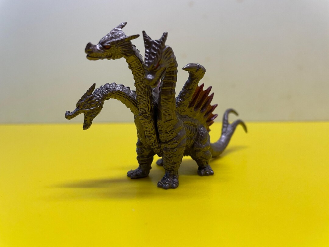 Godzilla Bandai HG 3 Deth Ghidorah Gashapon Vintage Mini Figure Japan 2 ...