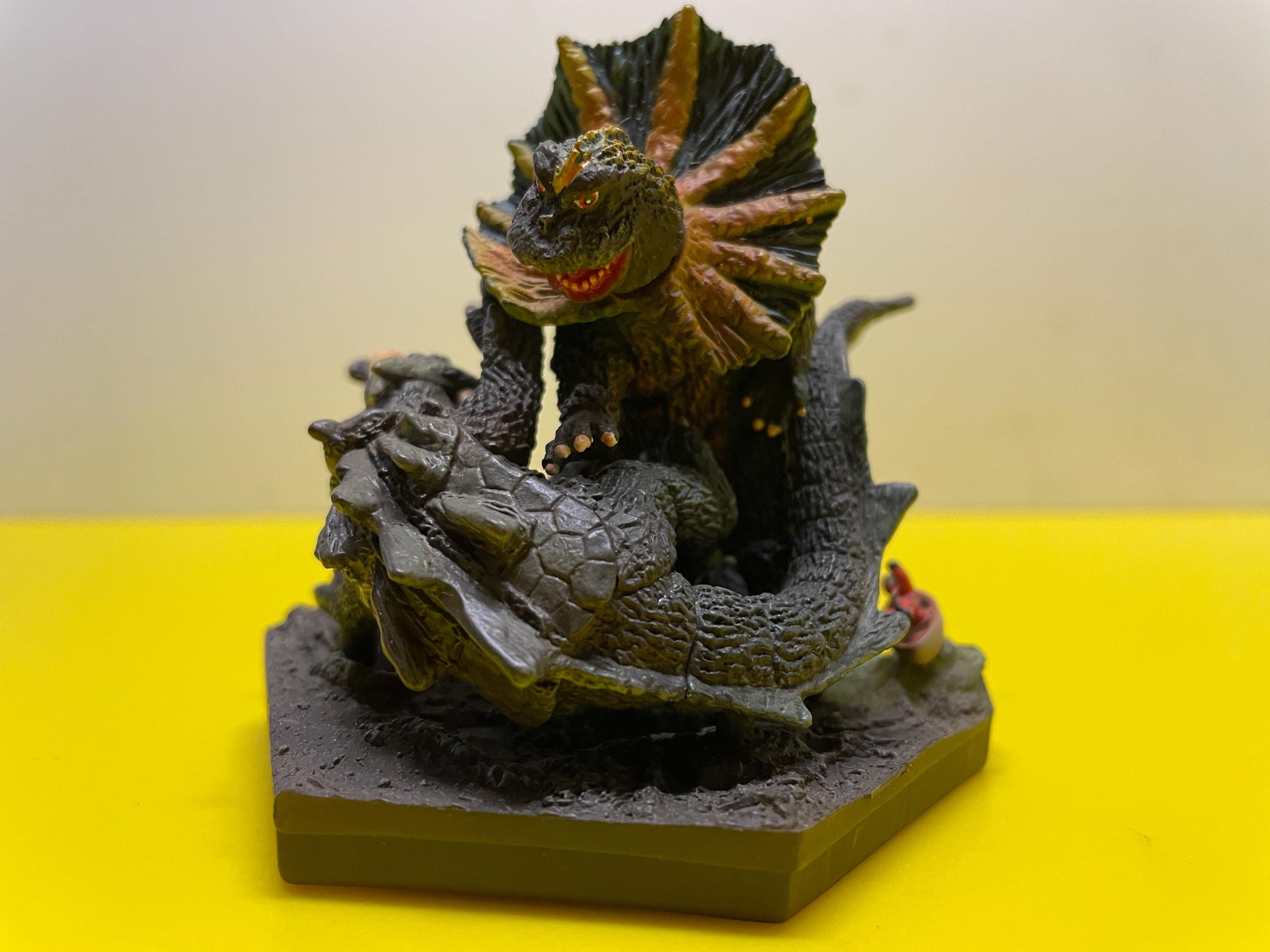Ultra Kaiju Vintage Kaiju Diorama Mini Figure Jirass Vs Gomess Height 3 ...