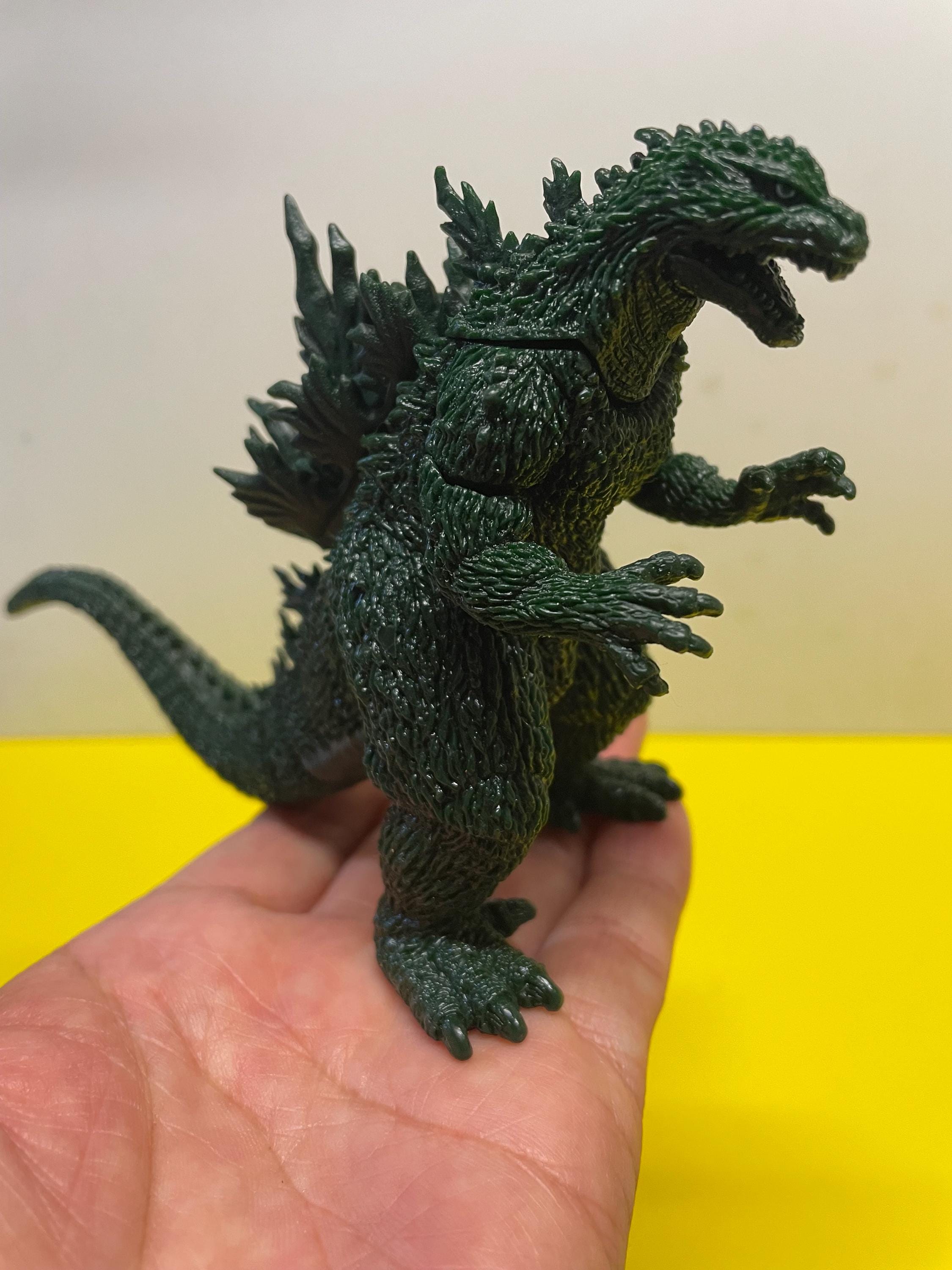 Godzilla Bandai Vintage Mini Figure Godzilla 1999 Height 3.5 Inches 7-1 ...