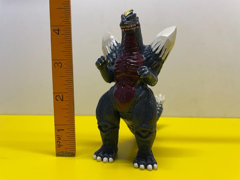 Godzilla Vintage Mini Figure Spacegodzilla Bandai Japan Height 4.5 ...