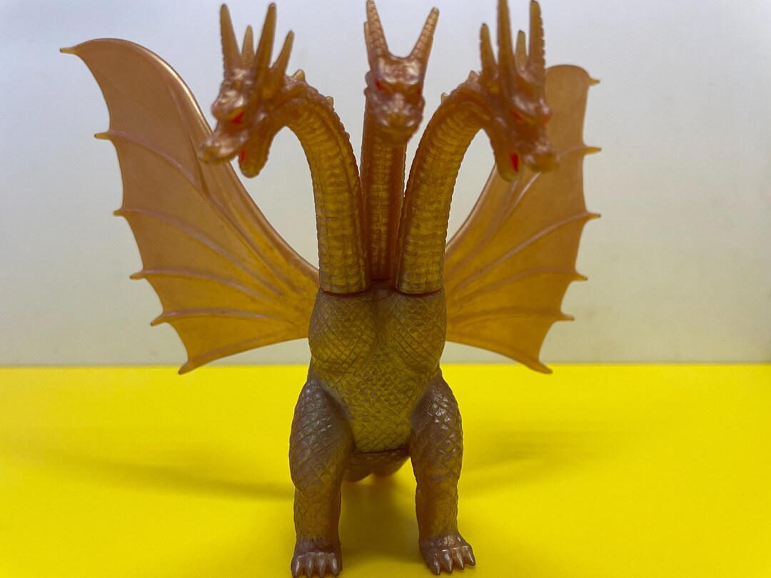 Godzilla Bandai Candy Toy 1993 King Ghidorah Vintage Mini Figure Japan ...