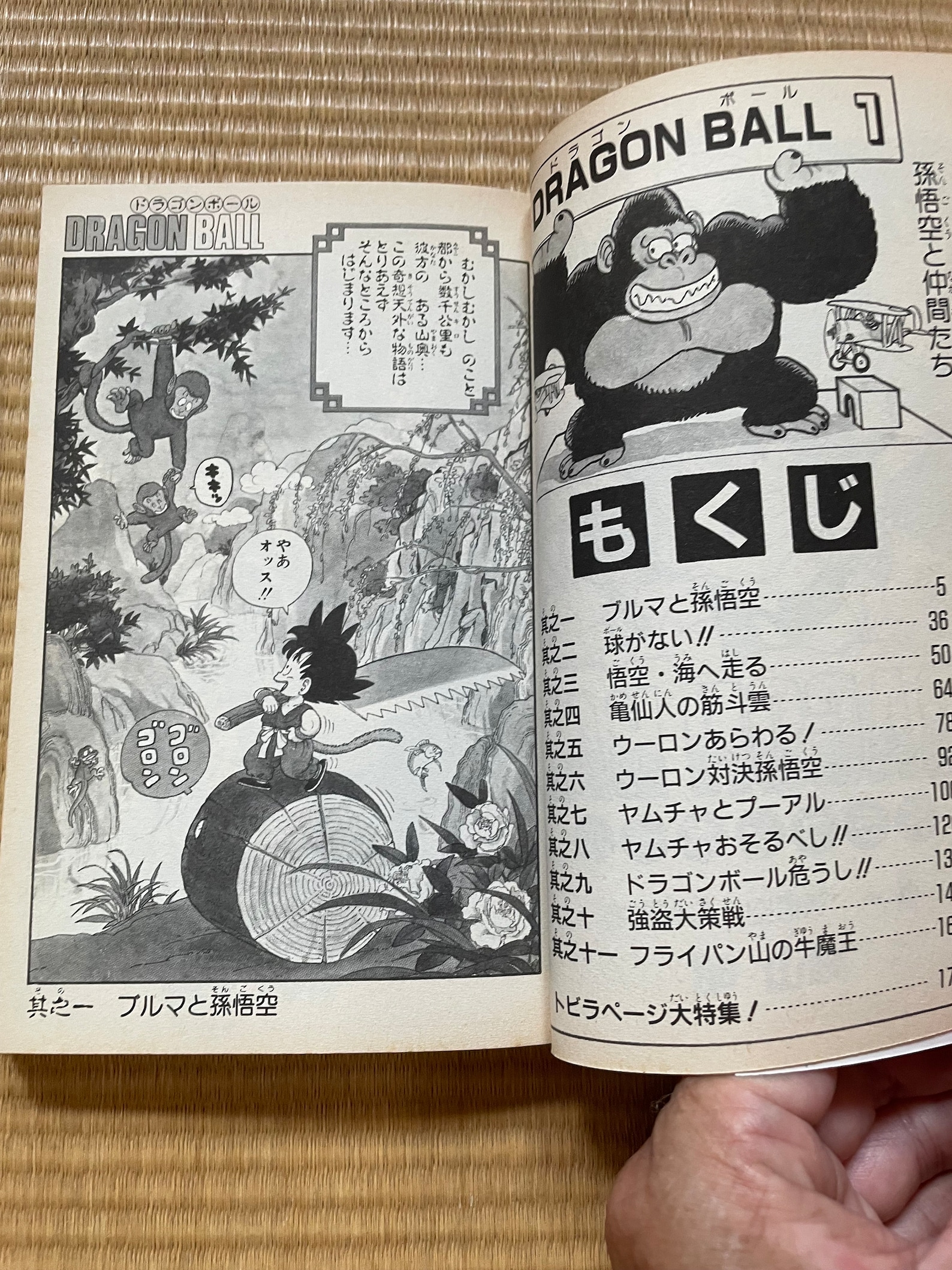Vintage Dragon Ball Vol.1 Original Japanese Version Jump Comic Book ...