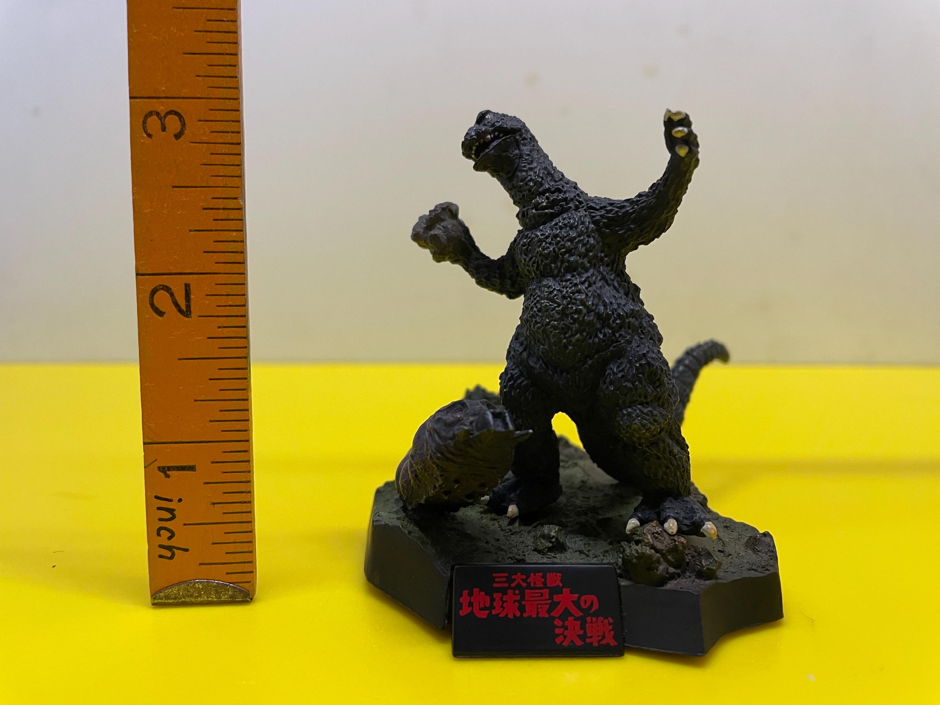 Godzilla Vintage Kaiju Diorama Mini Figure Godzilla Mothra Height 3 ...