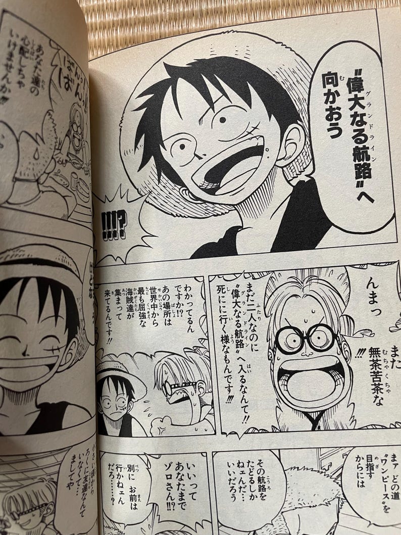 Vintage Onepiece Vol.1 First Edition Original Japanese Version Jump ...