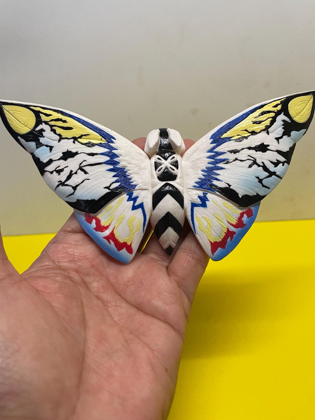 Godzilla Kaiju Rainbow Mothra Bandai 1998 Vintage Mini Figure Japan ...