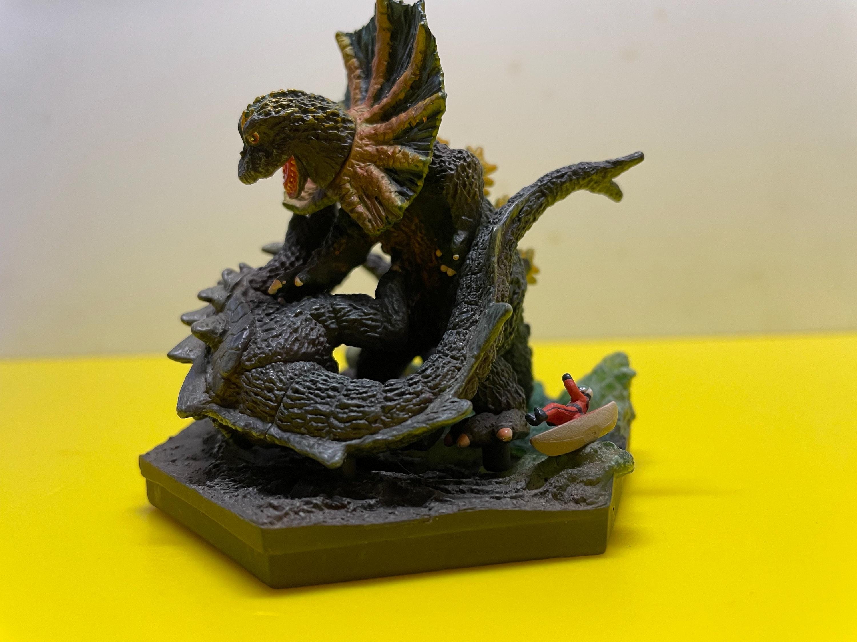 Ultra Kaiju Vintage Kaiju Diorama Mini Figure Jirass Vs Gomess Height 3 ...