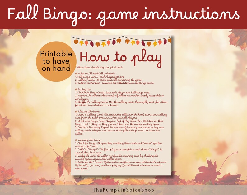 Fall Bingo, Thanksgiving Bingo, Fall Bingo Kids, Fall Activities, Fall ...