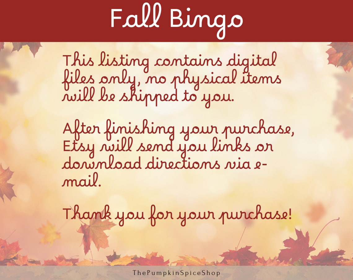 Fall Bingo, Thanksgiving Bingo, Fall Bingo Kids, Fall Activities, Fall ...