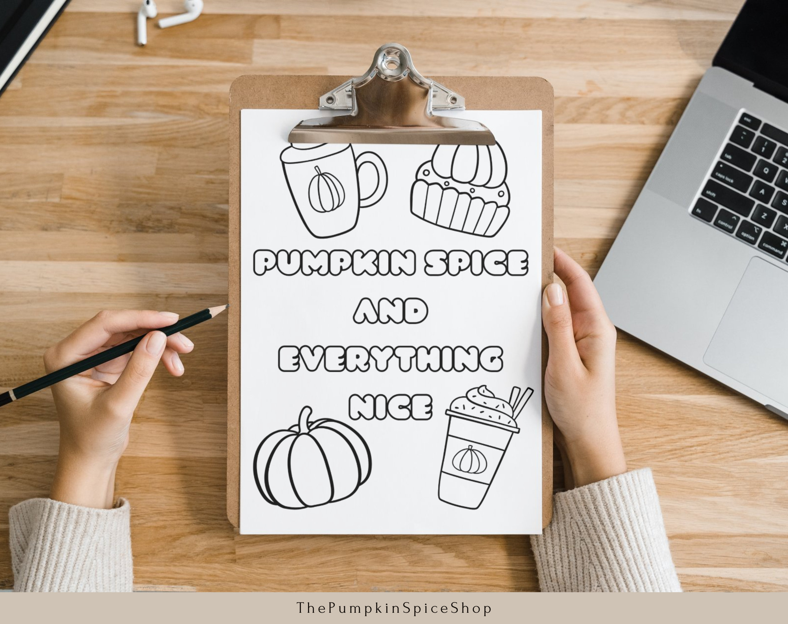 Pumpkin Spice Coloring Pages, Fall Coloring Sheets, Happy Fall Y'all ...