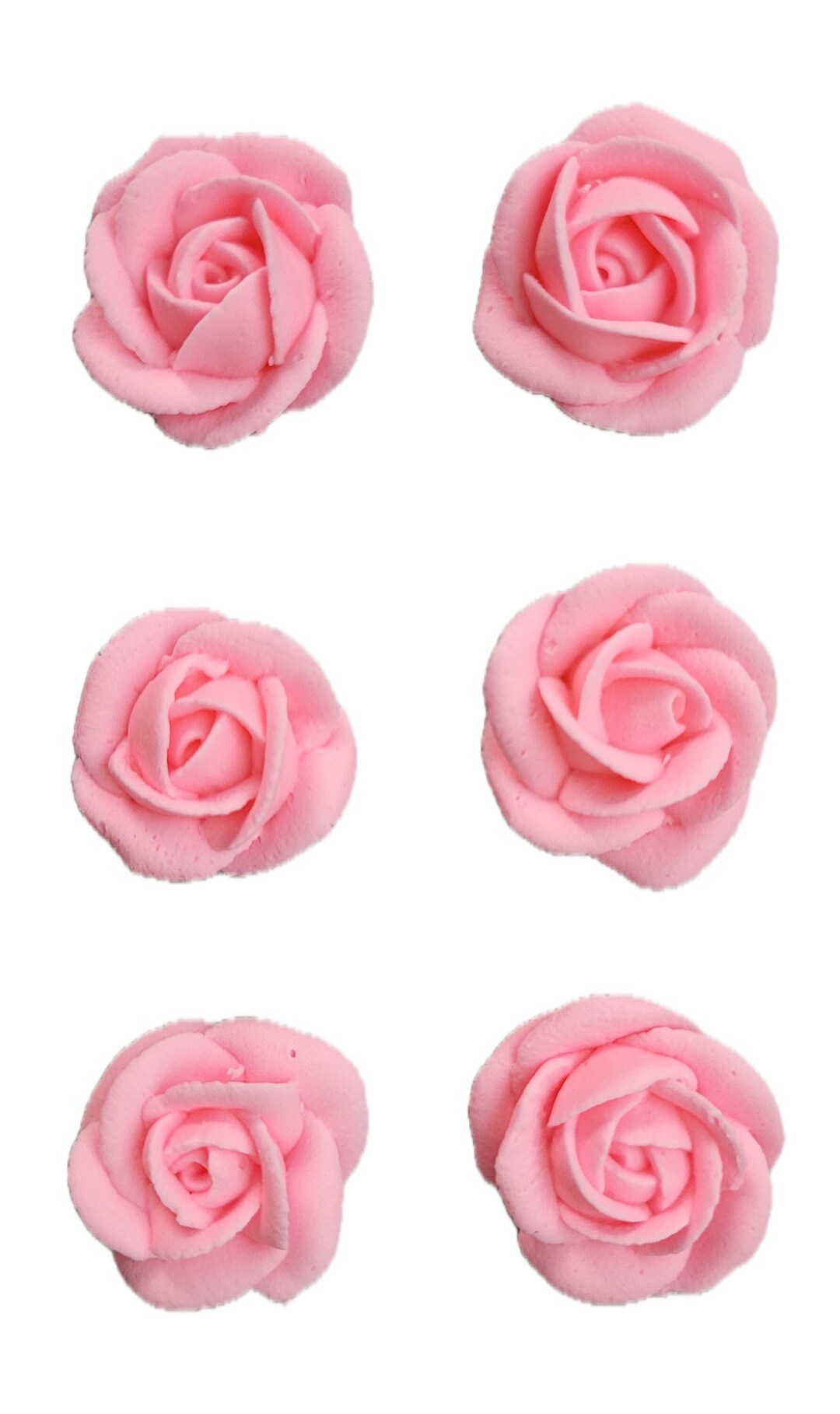 Royal Icing Sugar Flowers mini-roses Handpiped Sugar Decoration Flowers ...