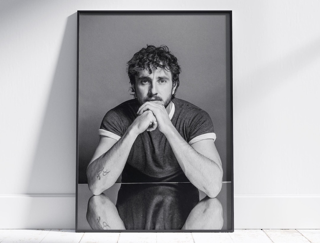 Paul Mescal Poster Actor, Normal People Print, Gladiator Print Art for ...