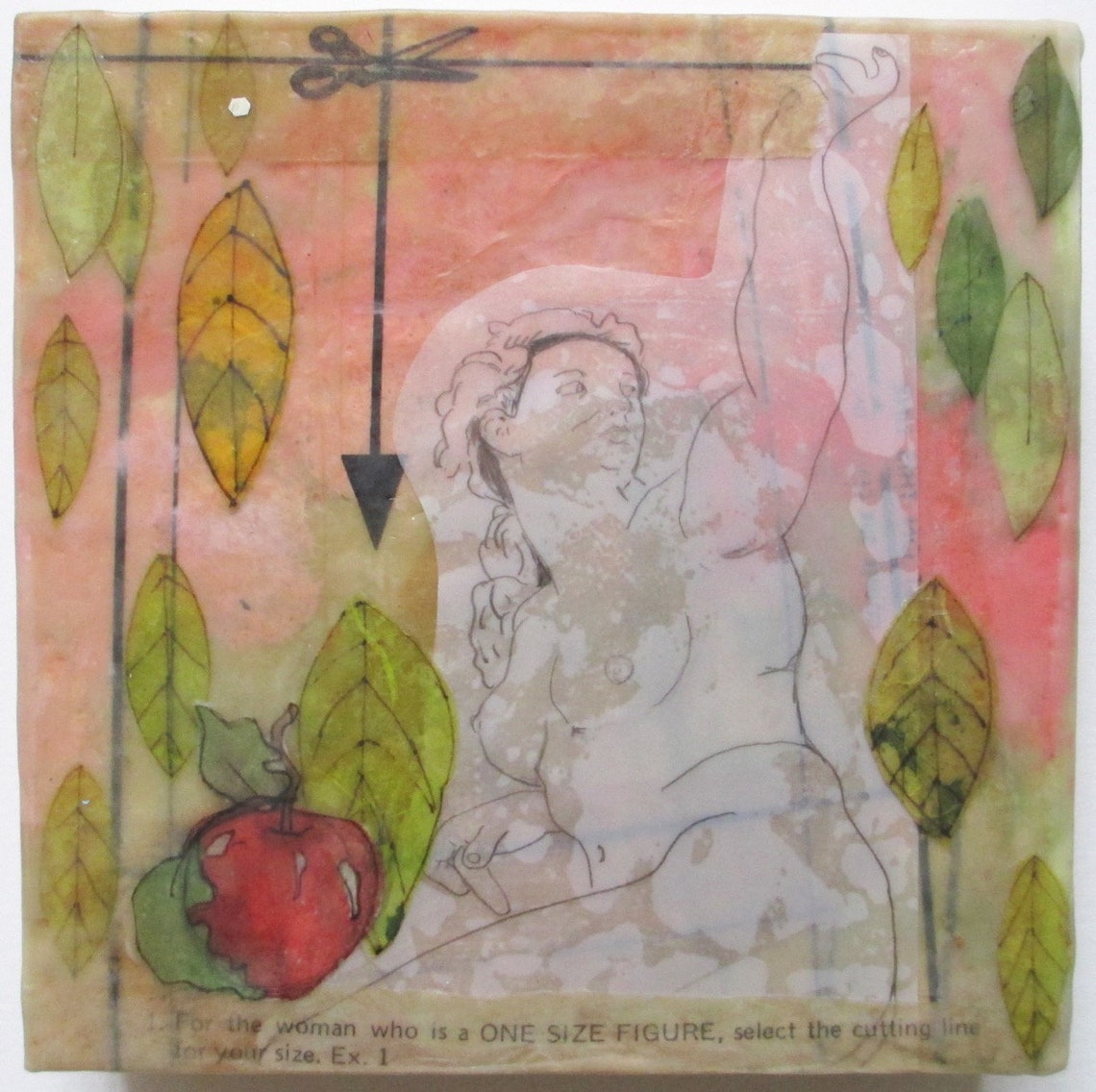 Eve Portrait Painting Garden of Eden Women Icons Encaustic - Etsy