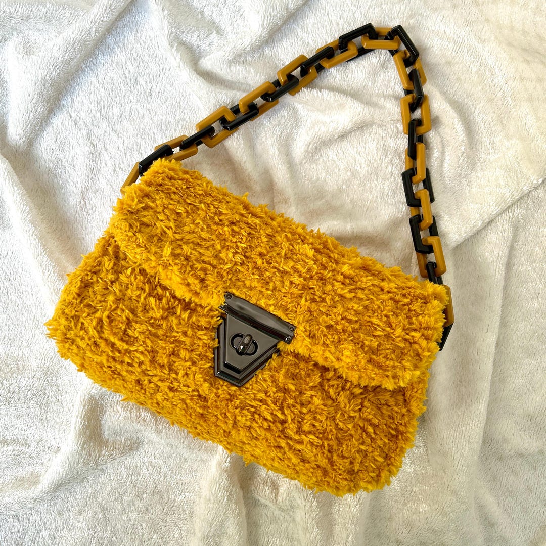 Plush Bag / Hairy Bag - Etsy
