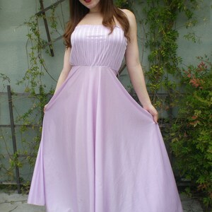 Vintage 70's Maxi Dress. Summer Sundress. Lavander Poolside Dress. - Etsy