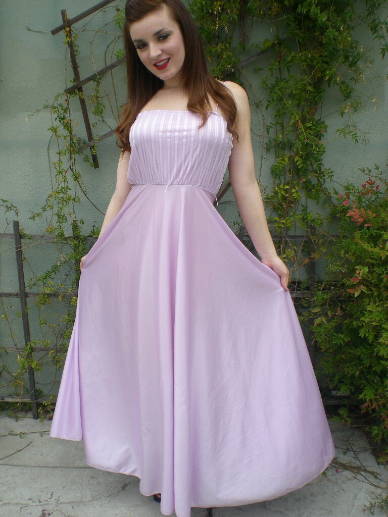 Vintage 70's Maxi Dress. Summer Sundress. Lavander Poolside Dress. - Etsy