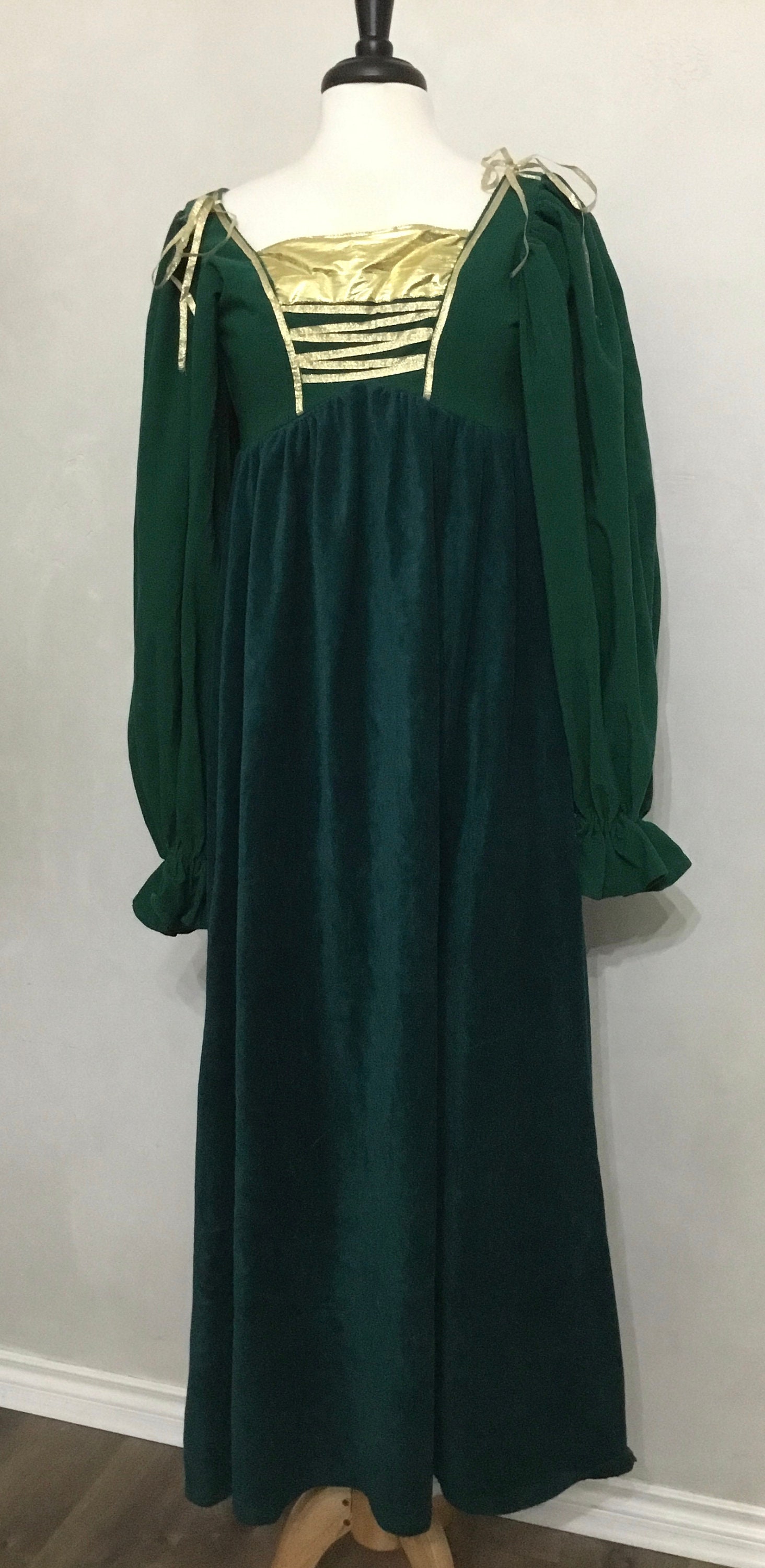 Forrest Green Princess Fiona Dress. Shrek. Woman's / TEEN - Etsy