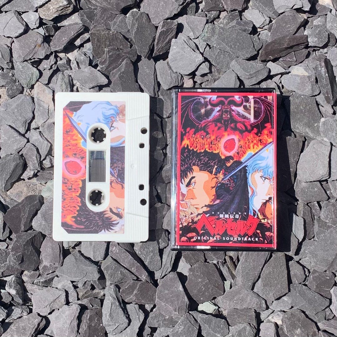 Berserk OST - Custom Cassette - Anime Soundtrack - Etsy