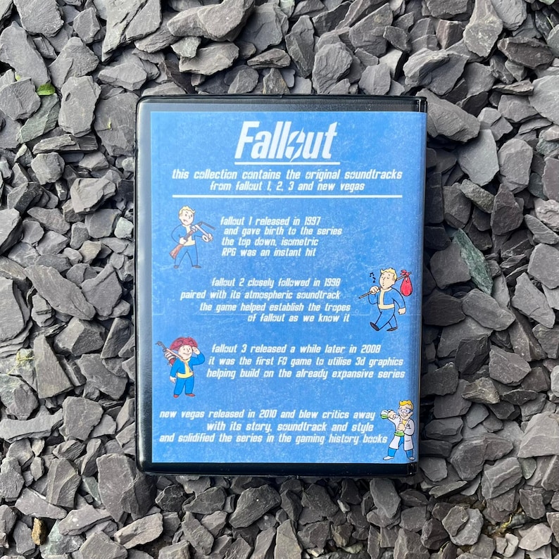 Fallout Cassette Collection - Fallout 1, 2, 3 & New Vegas - Video Game ...