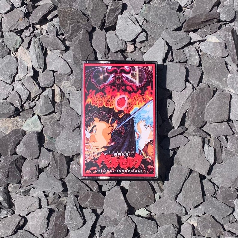 Berserk OST - Custom Cassette - Anime Soundtrack - Etsy