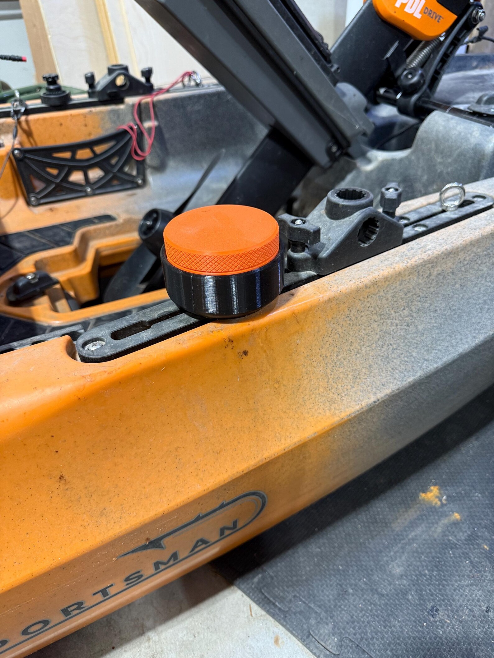 Kayak Fishing Bait Container and Track-mounted Holder - Etsy