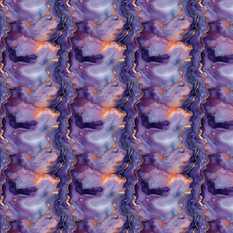 Purple Marble Digital Pattern Paper for Crafting and Design Projects ...