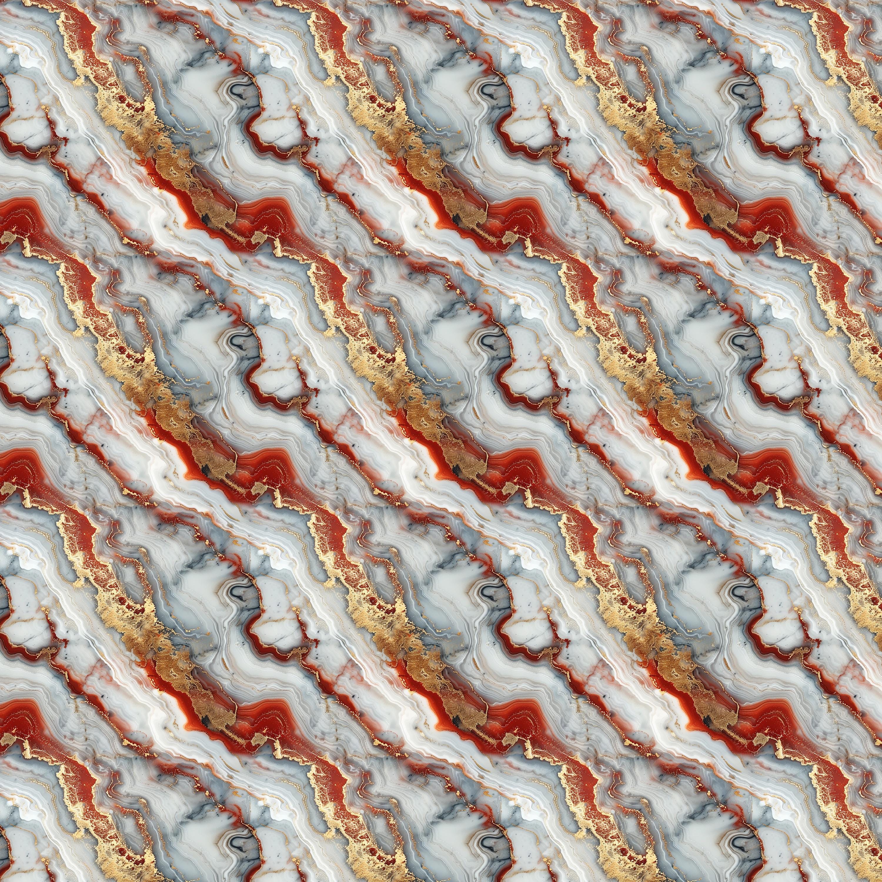 Red and Gold Marble Digital Pattern Paper for Crafting and Design ...