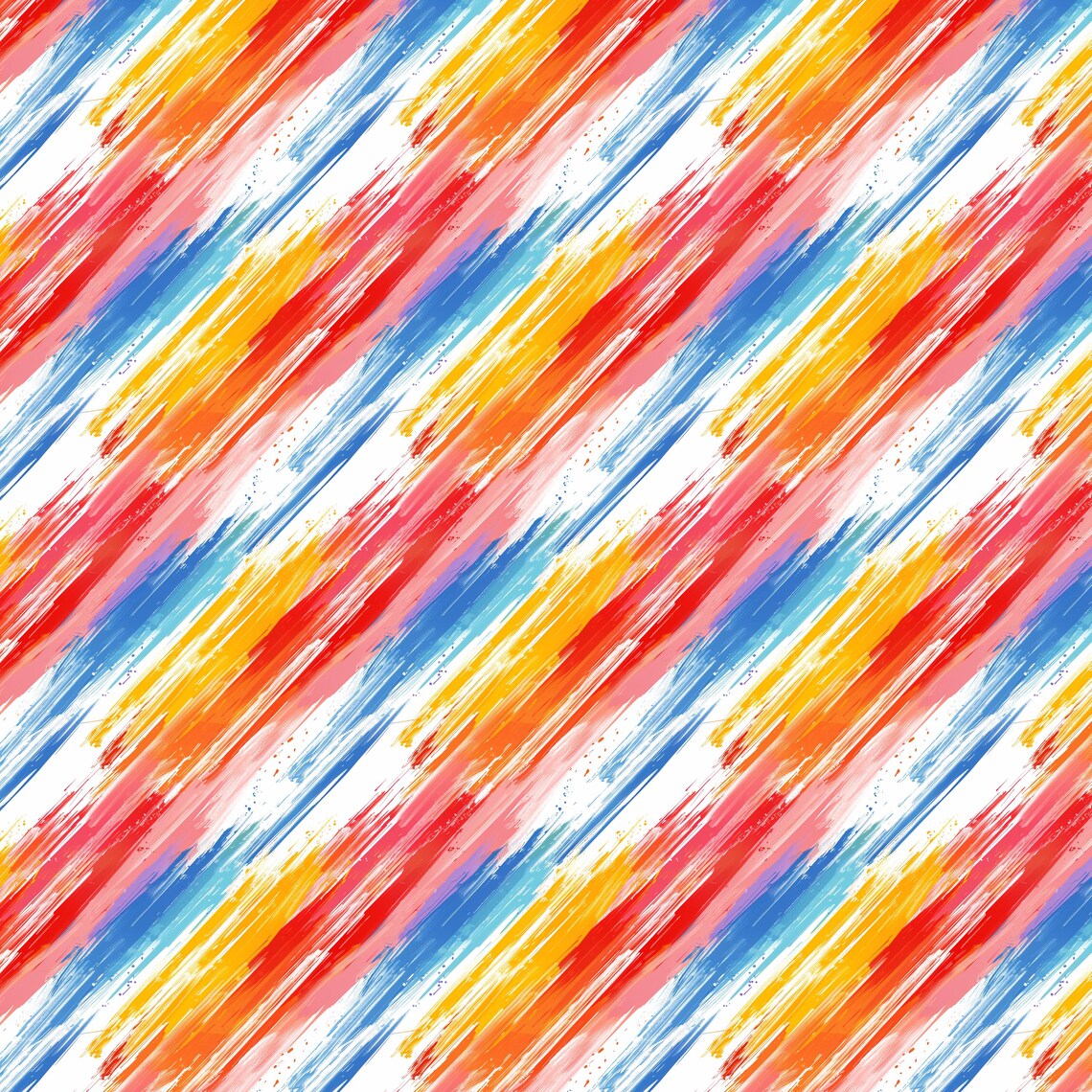Watercolour Brush Strokes Digital Pattern Paper for Crafting and Design ...