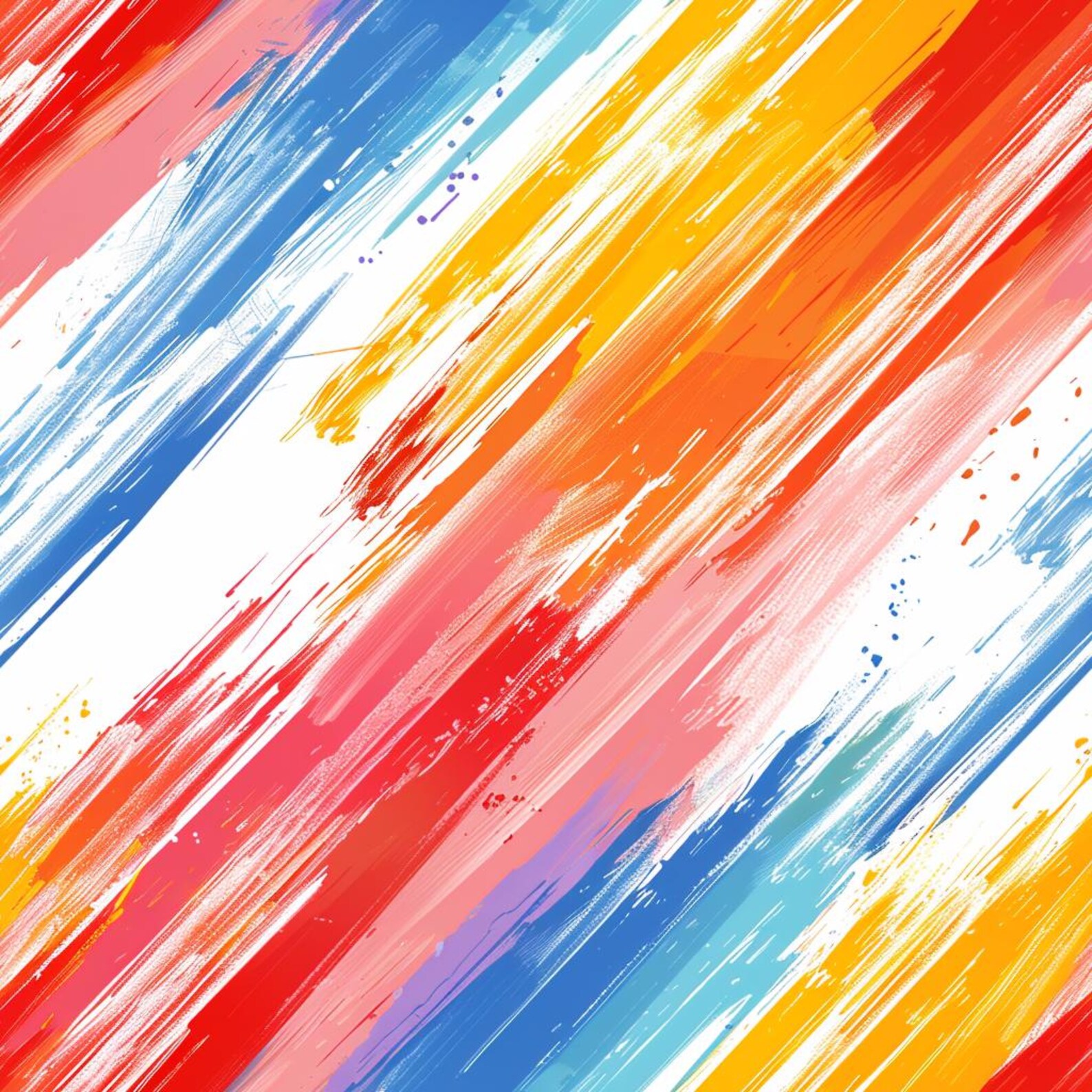 Watercolour Brush Strokes Digital Pattern Paper for Crafting and Design ...
