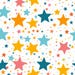 Pastel Stars Digital Pattern Paper for Crafting and Design Projects. 12 ...