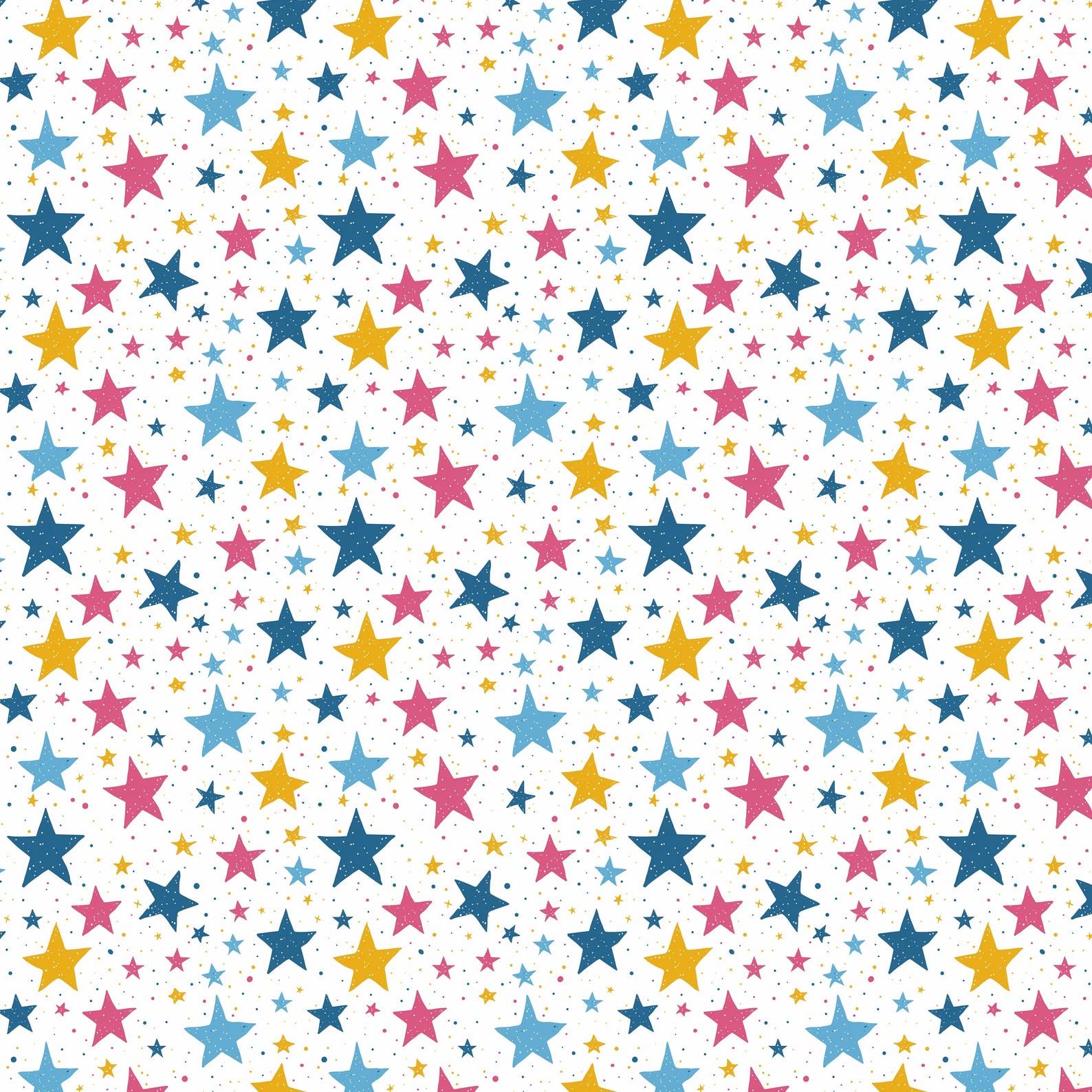 Pastel Stars Digital Pattern Paper for Crafting and Design Projects. 12 ...
