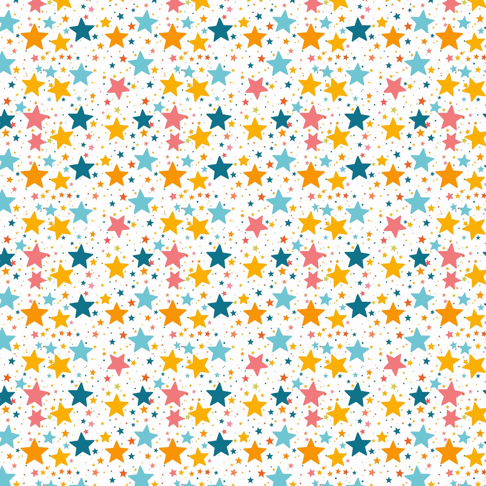 Pastel Stars Digital Pattern Paper for Crafting and Design Projects. 12 ...