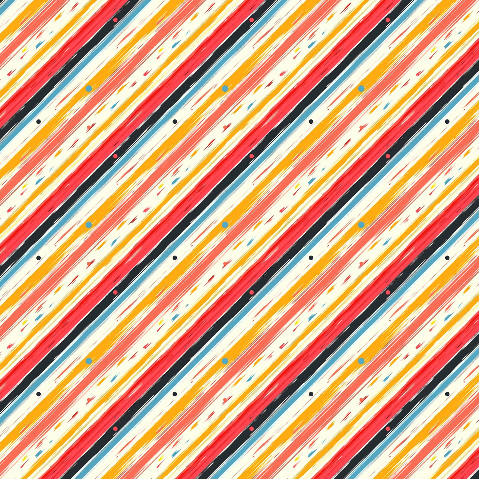 Watercolour Brush Strokes Digital Pattern Paper for Crafting and Design ...