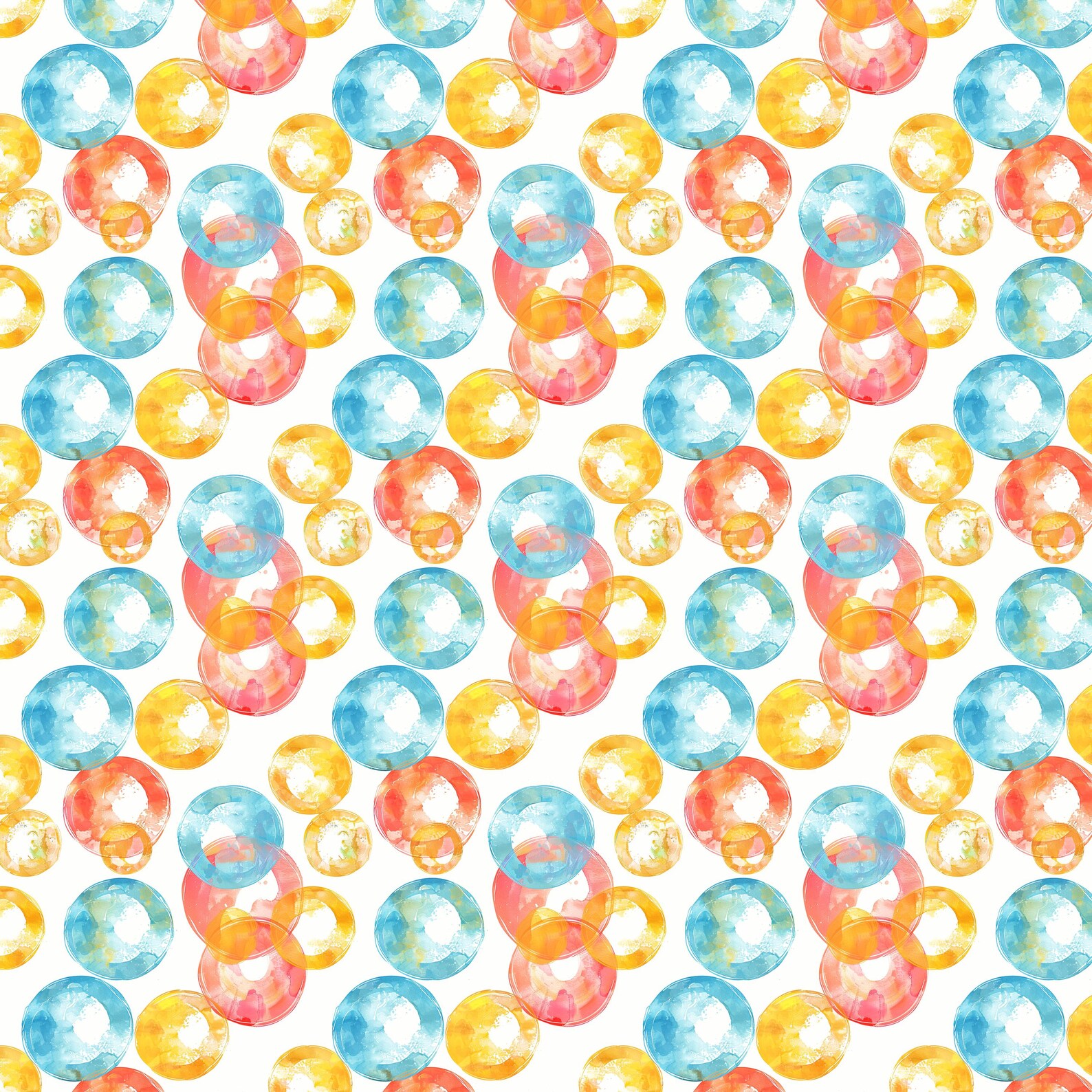 Pastel Bubbles Digital Pattern Paper for Crafting and Design Projects ...